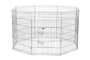 confidence pet metal playpen exercise pen fence cat kennel xl