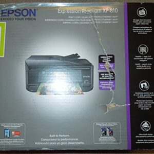 Epson C11CD29201 Expression Premium XP-810 Small Wireless Color Photo Printer with Scanner, Copier and Fax