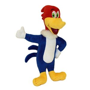 multipet woody woodpecker officially licensed plush laughing dog toy, 11-inch