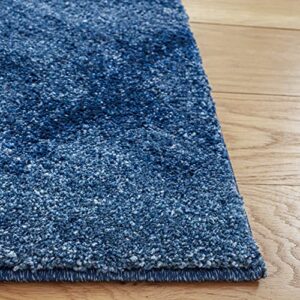 SAFAVIEH Retro Collection Area Rug - 8' x 10', Blue & Dark Blue, Modern Abstract Design, Non-Shedding & Easy Care, Ideal for High Traffic Areas in Living Room, Bedroom (RET2144-6570)