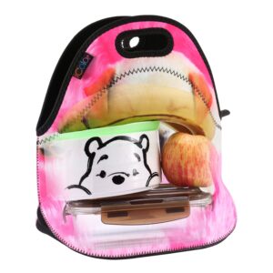 icolor Pink Dog Soft Friendly Insulated Lunch box - Bag Neoprene Handbag lunchbox Cooler warm Pouch Tote bag