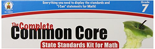 Carson-Dellosa Publishing Complete Common Core State Standards Kit for Math, Grade 7