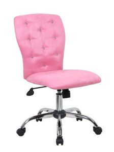 boss office products tiffany modern office chair in pink