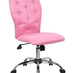 Boss Office Products Tiffany Modern Office Chair in Pink