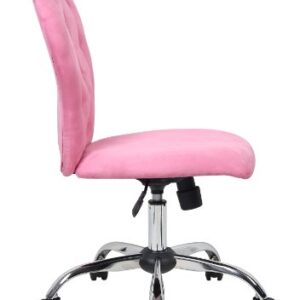 Boss Office Products Tiffany Modern Office Chair in Pink