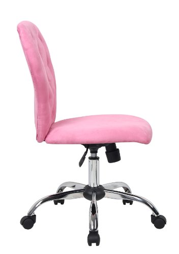 Boss Office Products Tiffany Modern Office Chair in Pink