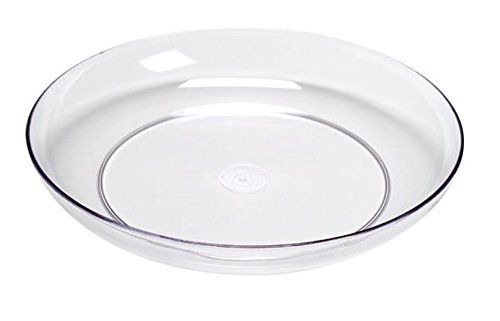 Smither Oasis 6 Inch Lomey Clear Designer Dish, Pack 24