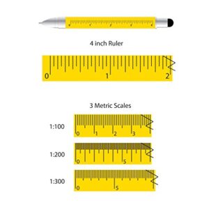 Monteverde USA One Touch Tool Pen, Ballpoint Pen, Yellow (MV35212)