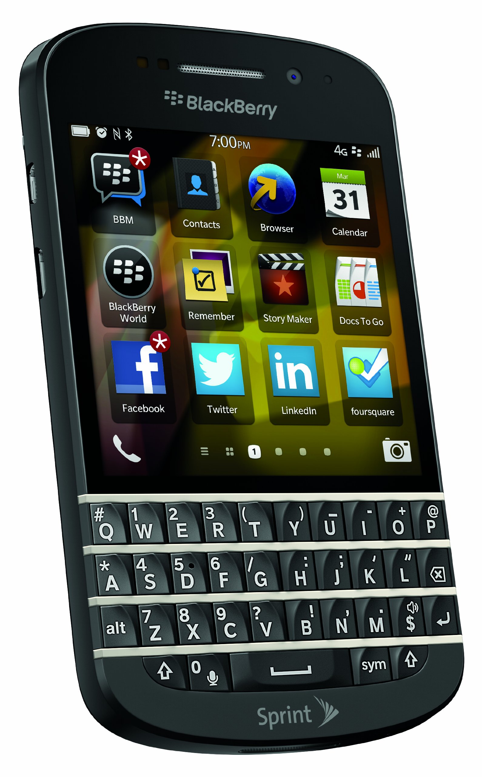 BlackBerry Q10, Black 16GB (Sprint)