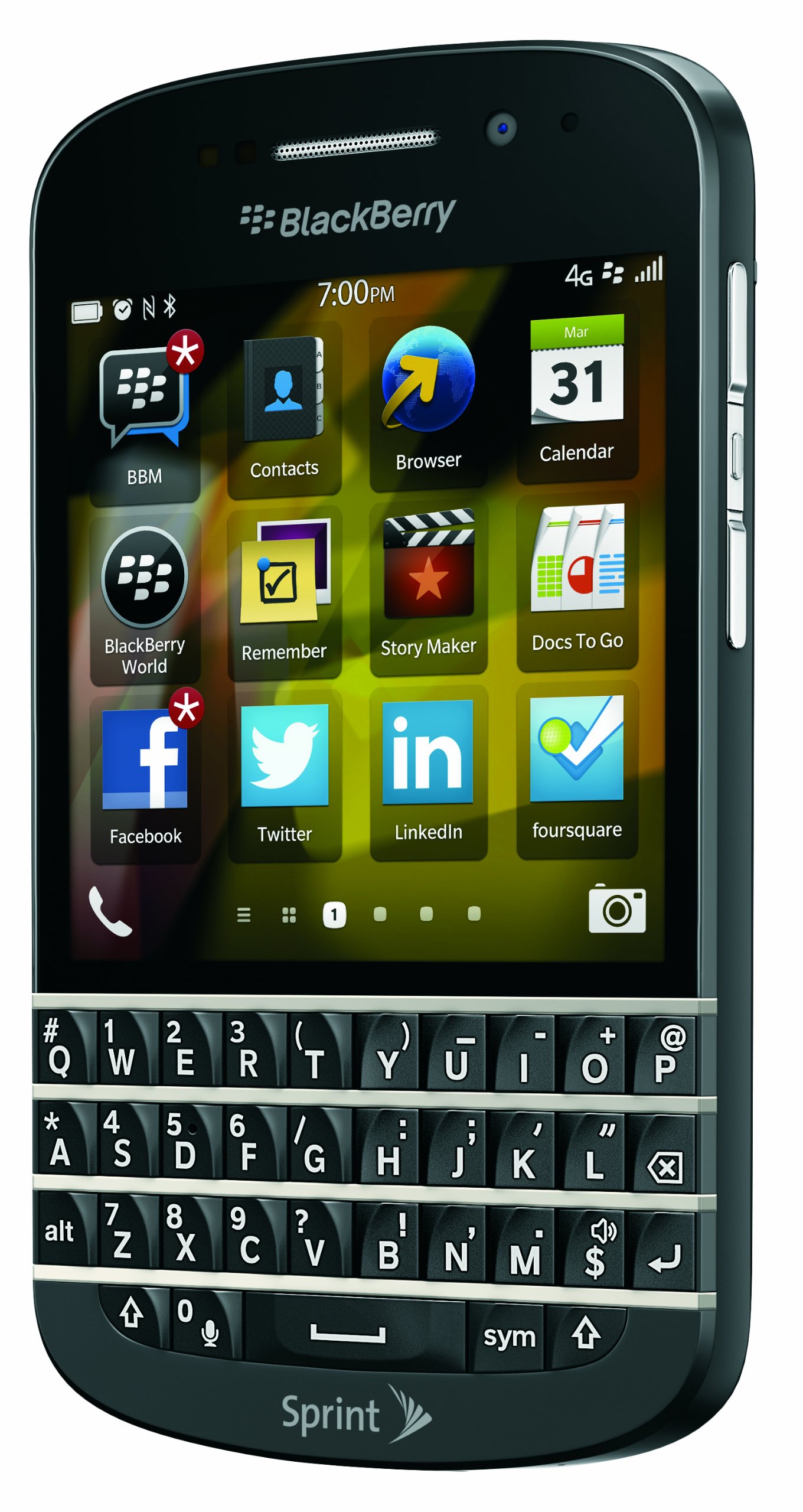 BlackBerry Q10, Black 16GB (Sprint)