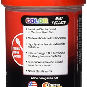 Omega One Color Mini Pellets, Sinking, 3.5 oz