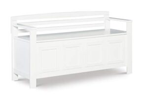 linon laredo storage bench