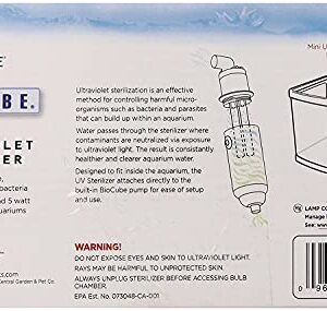 Coralife Biocube Ultraviolet Sterilizer Mini, 5 Watt UV Lamp