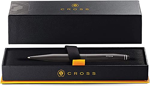 Cross Tech2 Refillable Ballpoint Pen, Medium Ballpen With Stylus, Includes Premium Gift Box - Satin Black