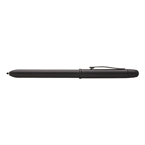 Cross Tech3+ Refillable Multi-Function Ballpoint Pen with Stylus, Medium Ballpen And Pencil, Includes Premium Gift Box - Satin Black