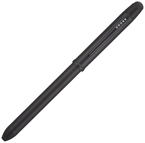 Cross Tech3+ Refillable Multi-Function Ballpoint Pen with Stylus, Medium Ballpen And Pencil, Includes Premium Gift Box - Satin Black