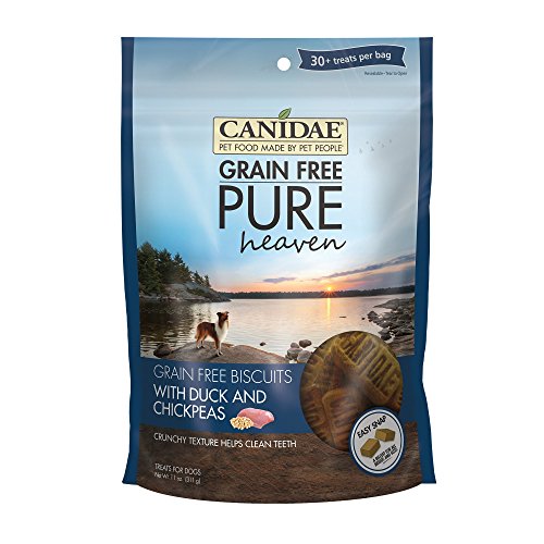 Canidae Pure Dog Treat Biscuits with Duck & Chickpeas, 11 oz, Grain Free