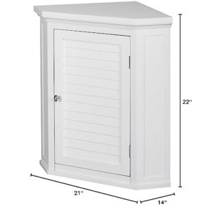 Teamson Home Glancy Detachable Bathroom Cabinet, White