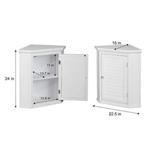 Teamson Home Glancy Detachable Bathroom Cabinet, White