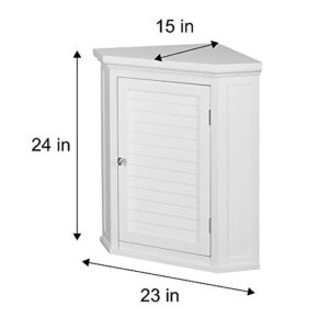 Teamson Home Glancy Detachable Bathroom Cabinet, White