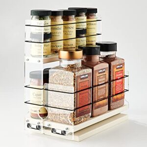 Vertical Spice - 23x2x11 DC - Spice Rack and Storage Organizer Drawer - Cabinet Mounted - Size: 5.75" Width x 10.75" Height x 10.6" Depth - Made In USA