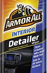 Armor All Car Protectant Wipes, Car Interior Cleaning Wipes for Cars, Trucks & Motorcycles, 25 Count Each, 150 Wipes Total (Pack of 6)