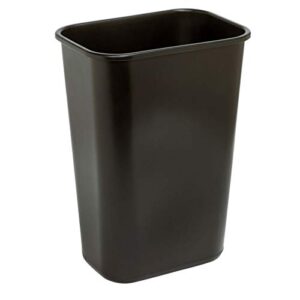 Wastebasket, 10.25 Gallons, 20 1/2in.H x 15 1/2in.W x 11 1/2in.D, Black, WB0196