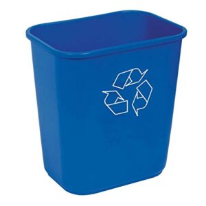 Highmark Recycling Bin, 3.25 Gallons, Blue, WB0197