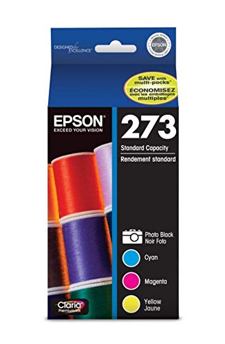 Epson® Claria, Premium 273 Color Ink Cartridges (T273520-S), Pack of 4