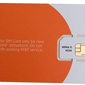 AT&T 6006A Prepaid Go Phone Pre-Paid 4G Sim Card