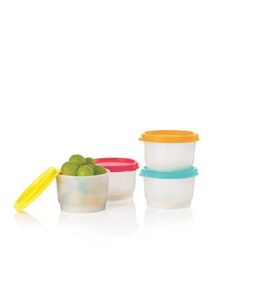 tupperware snack cup set of 4