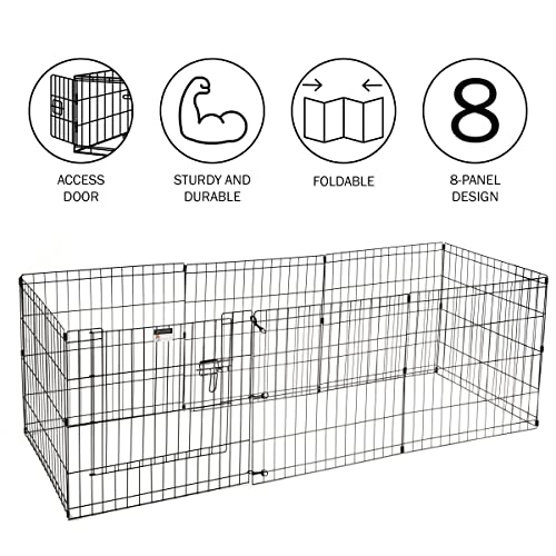 Pet Trex 24" Playpen for Dogs Eight 24" Wide x 24" High Panels