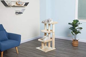 go pet club f101 cat tree condo scratcher post pet bed furniture