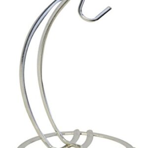 Southern Homewares Chrome Finish Metal Banana Holder Simple Unique Rack Countertop Holder