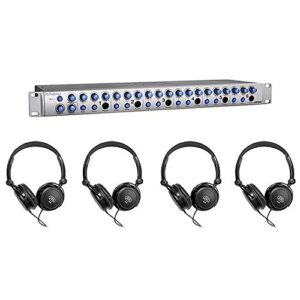 presonus hp60 6-channel headphone amp with headphones bundle