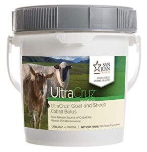 ultracruz sc-394536 goat and sheep cobalt bolus supplement, 100 count x 10 grams