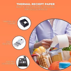 3 1/8 x 230 Thermal Paper Receipt Cash Register Rolls POS Printer Paper Epson tm-t88v and more BPA Free 48 GSM (10 ROLLS)