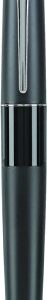 Pilot Metropolitan Collection Fountain Pen, Black Barrel, Classic Design, Medium Nib, Black Ink (91117)