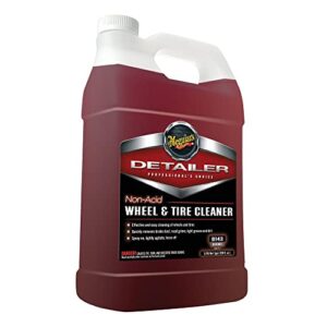 meguiar's d14301 non acid tire & wheel cleaner, 1 gallon, 128. fluid_ounces