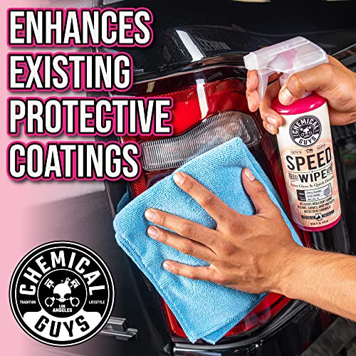 Chemical Guys WAC_202_16 Speed Wipe Quick Detailer, Safe for Cars, Trucks, SUVs, Motorcycles, RVs & More, 16 fl oz, Cherry Scent