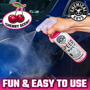 Chemical Guys WAC_202_16 Speed Wipe Quick Detailer, Safe for Cars, Trucks, SUVs, Motorcycles, RVs & More, 16 fl oz, Cherry Scent