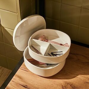 Alessi "Birillo" Bathroom Organizer In Pmma, White - PL17 W