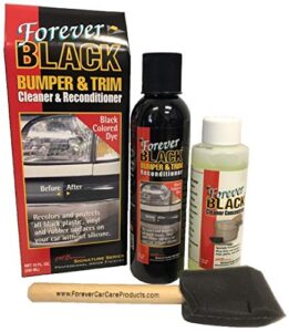 forever black bumper & trim kit (new improved formula & larger size)