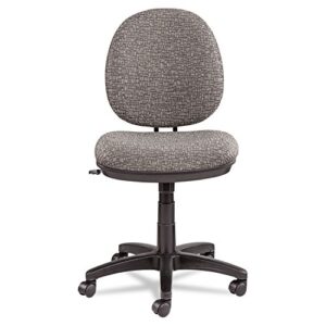 alera in4841 interval swivel/tilt task chair, tone-on-tone fabric, graphite gray