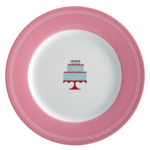 Cake Boss Serveware Dessert Plate Set, 4 Piece, Print