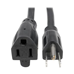 tripp lite p024-003 heavy-duty power extension cord 15a, 14awg (nema 5-15p to nema 5-15r) 3-ft black