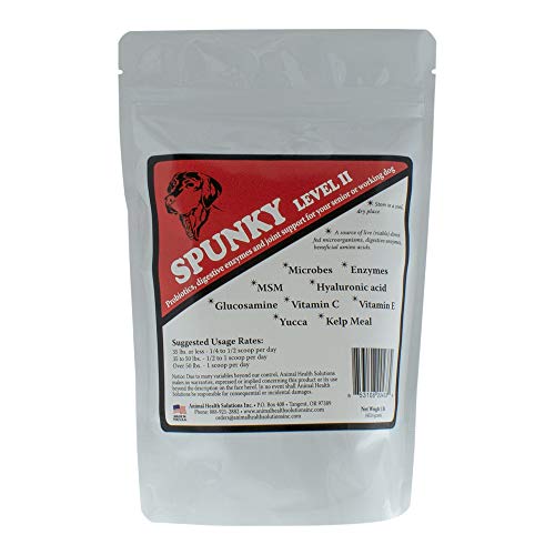 Animal Health Solutions - Spunky Level II, Joint Aid that Helps Digestion for Any Dog (1 pound)