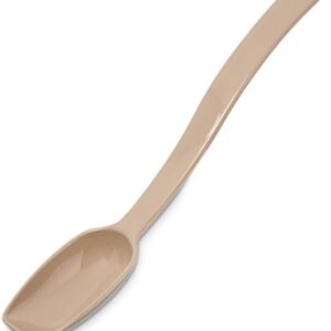 Carlisle FoodService Products Plastic Solid Spoon, 9 Inches, Beige