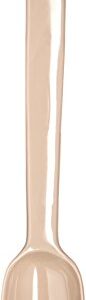 Carlisle FoodService Products Plastic Solid Spoon, 9 Inches, Beige