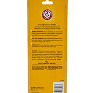 Arm & Hammer for Pets Fresh Breath Kit for Dogs | Contains Toothpaste, Toothbrush & Fingerbrush | Reduces Plaque & Tartar Buildup | Safe for Puppies, 3-Piece Kit, Chicken Flavor